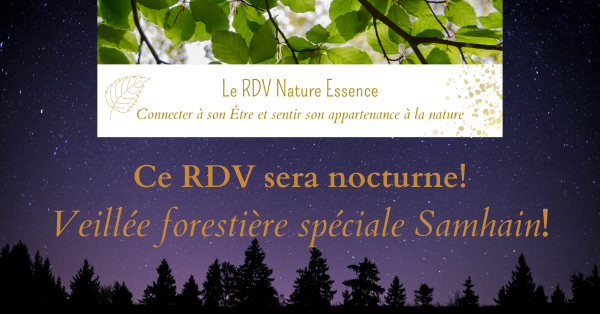 Ensemble Ici - Le RDV Nature Essence : veillée forestière spécial Samhain
