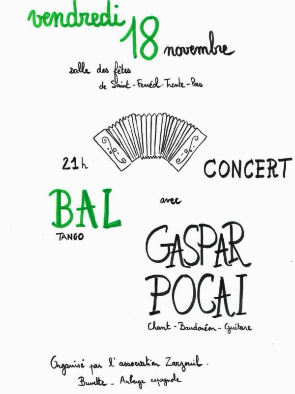 Ensemble Ici - Concert et Bal avec Gaspar Pocai