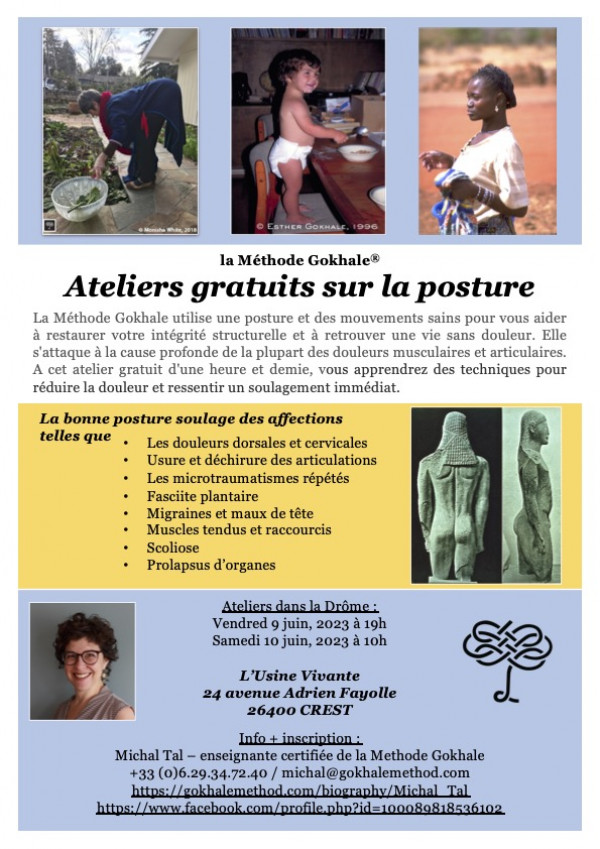 Ensemble Ici - Ateliers gratuits sur la posture : la Méthode Gokhale®