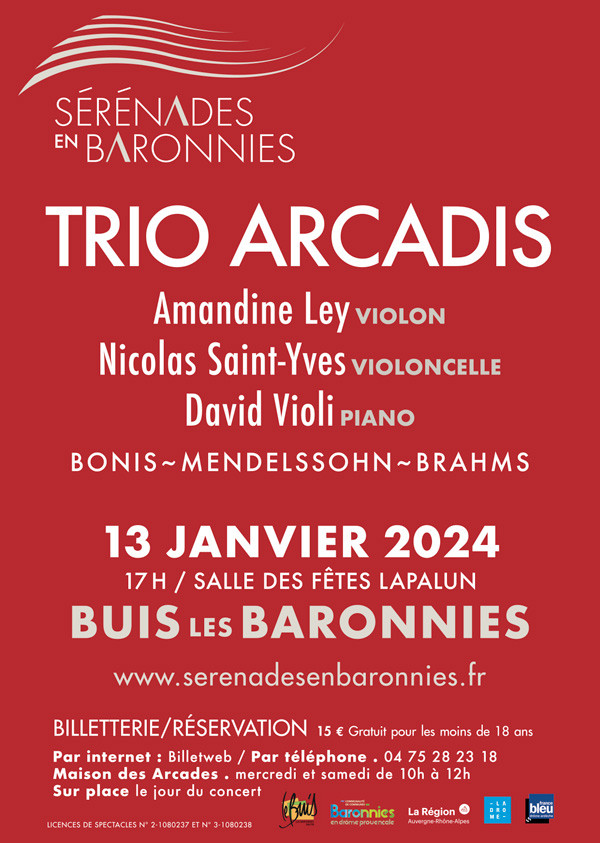 Ensemble Ici - Trio Arcadis - Sérénades en Baronnies