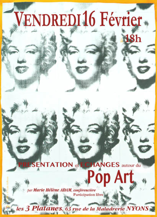 Ensemble Ici - Rencontre autour du Pop-Art : Roy Lichtenstein, Andy ...
