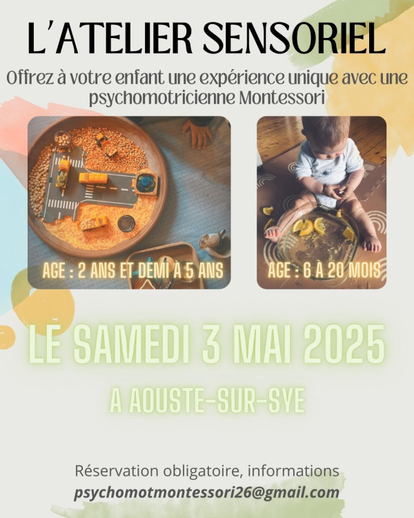 Ensemble Ici - L'Atelier Sensoriel, animé par une Psychomotricienne ...